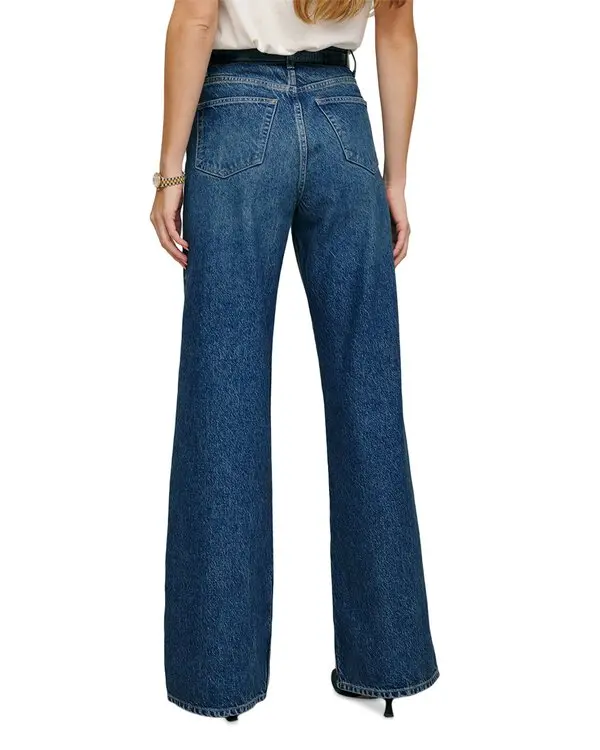 REFORMATION Cary High Rise Wide Leg Jeans - Lanier