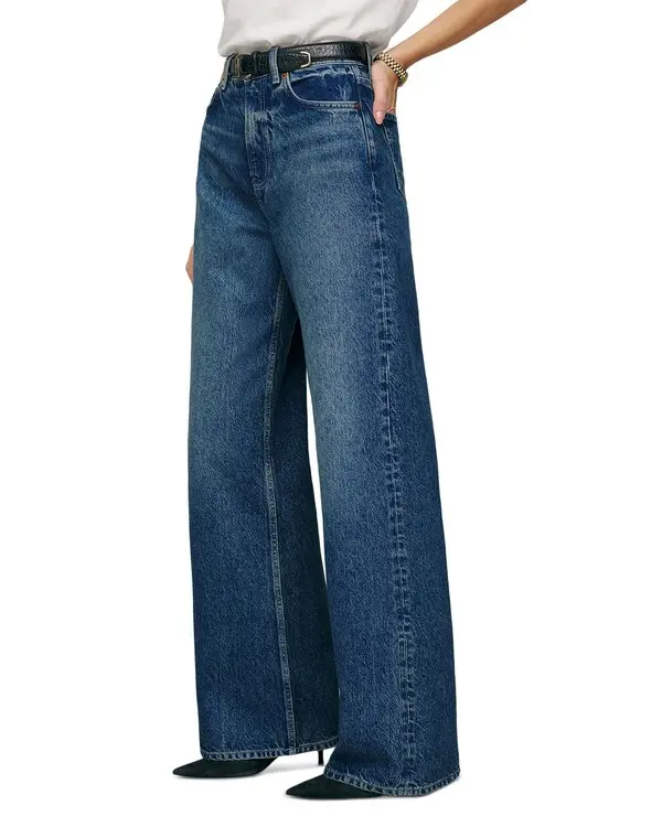 REFORMATION Cary High Rise Wide Leg Jeans - Lanier