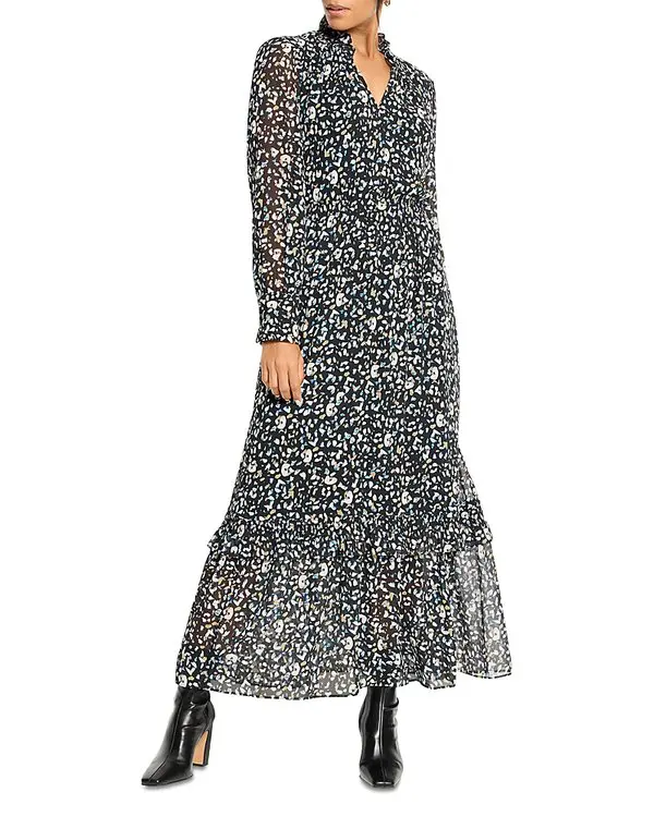 NIC+ZOE Femme Cheetah Anabelle Dress - Black Multi