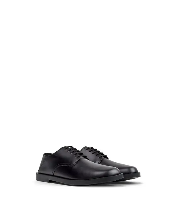 Camper Don Leather Flats - Black