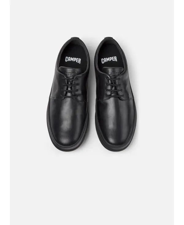 Camper Chasis Leather Shoes - Black