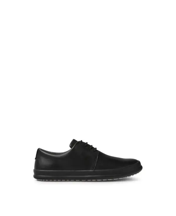 Camper Chasis Leather Shoes - Black