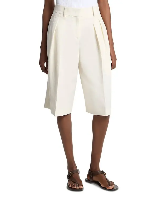 Michael Kors Pleated Shorts - Ecru
