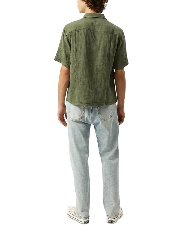 CORRIDOR Double Cloth Cotton Shirt - Army