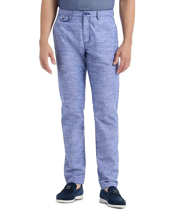 Robert Graham Dixton Heathered Woven Pants - Indigo