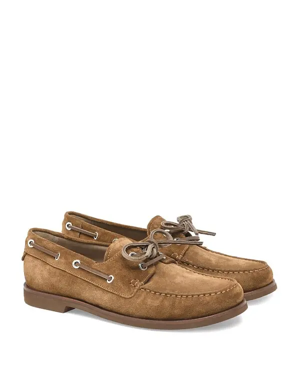 GIANVITO ROSSI Vandee Moccasin - Brown Suede Leather