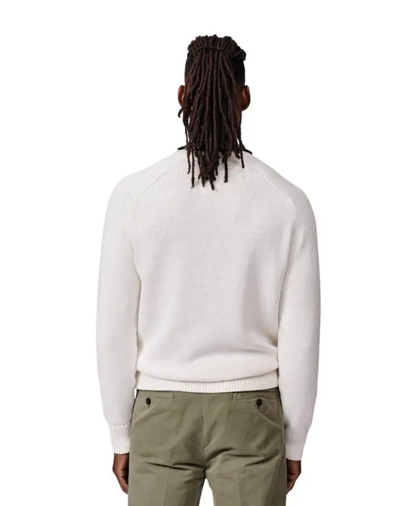 AUBIN Lacey Cotton Linen Crew Neck Jumper