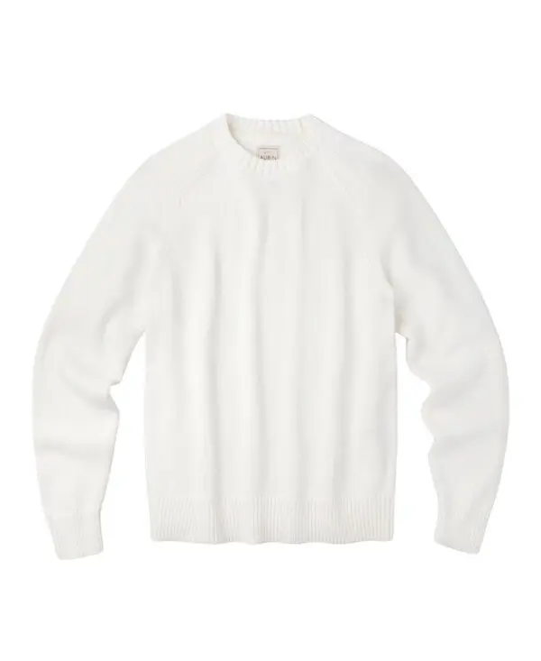 AUBIN Lacey Cotton Linen Crew Neck Jumper