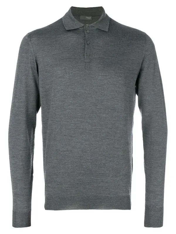 DRUMOHR Polo In Lana Merino