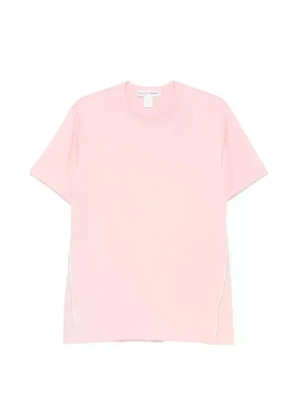 Comme Des Garçons Side-zip T-shirt - Pink