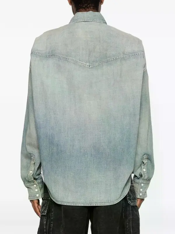 Mihara Yasuhiro Striped Panelled Shirt