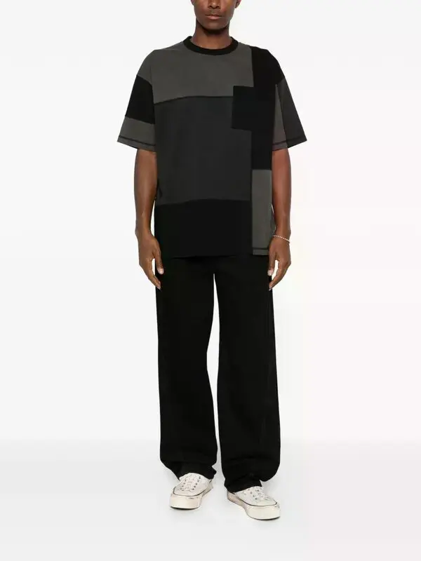 Comme Des Garçons Patchwork T-shirt - Black