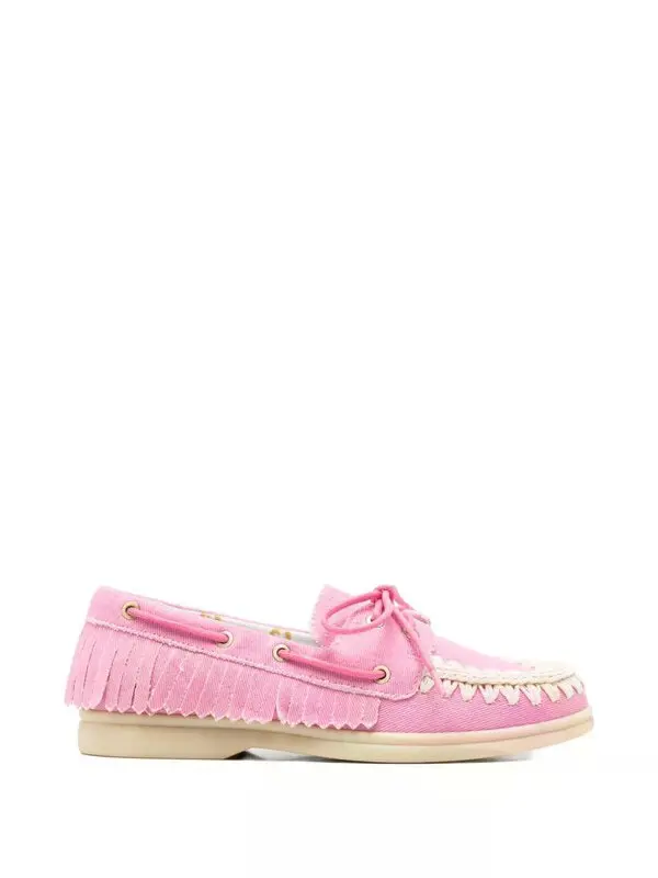 Mou Round-toe Loafers - Pink