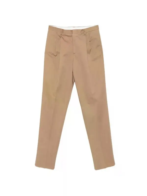 LARDINI Patimur Pleated Trousers - Neutrals