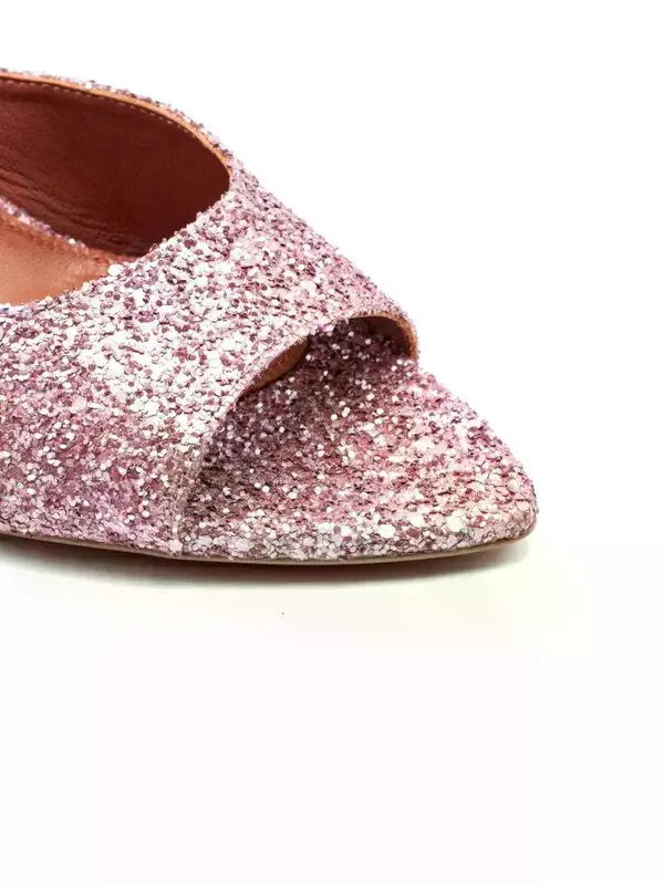 CASTAGNA Connie Glitter-embellished Sandals