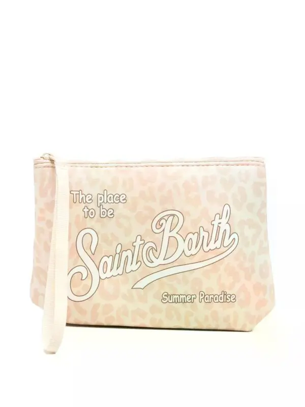 MC2 SAINT BARTH Aline Print Make Up Bag - Neutrals