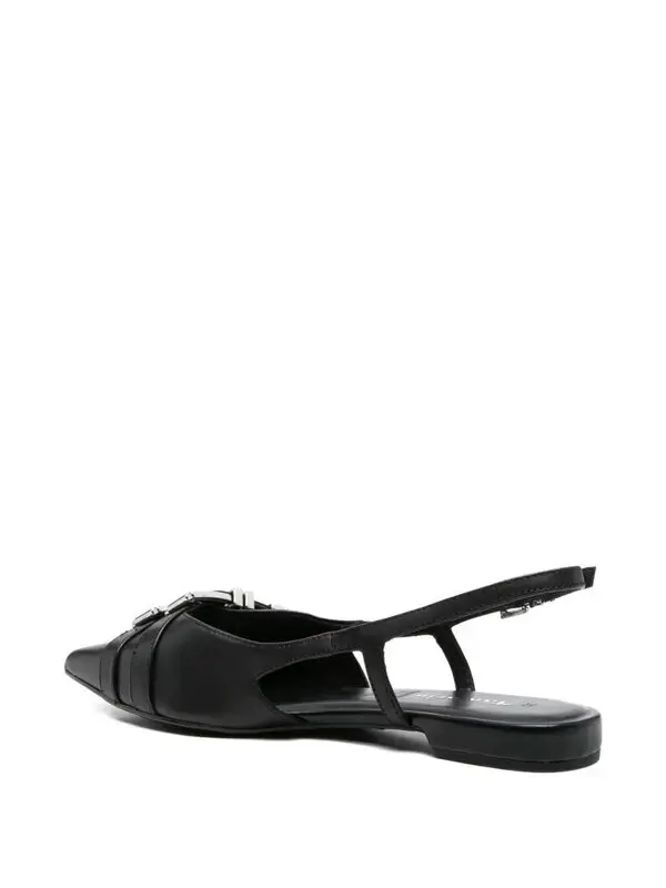TAMARIS Flat Pumps With Buckle Strap - Black