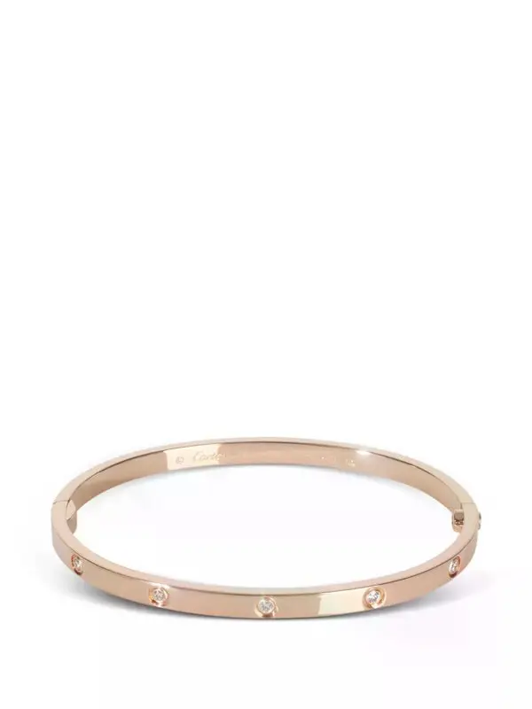 CARTIER Small Love Diamond Bracelet - Pink