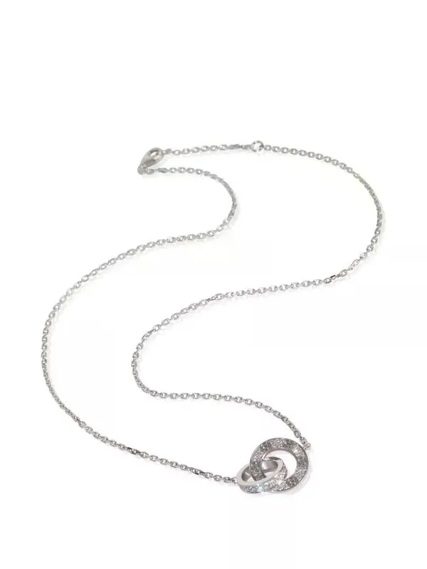 CARTIER Love Diamond Pendant - Silver