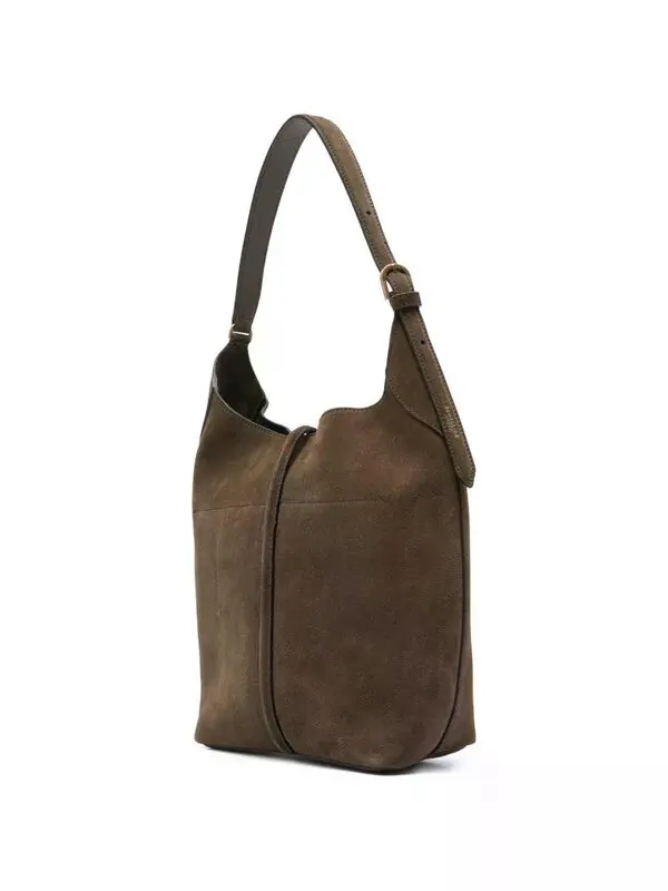 DEMELLIER Siena Suede Shoulder Bag - Brown
