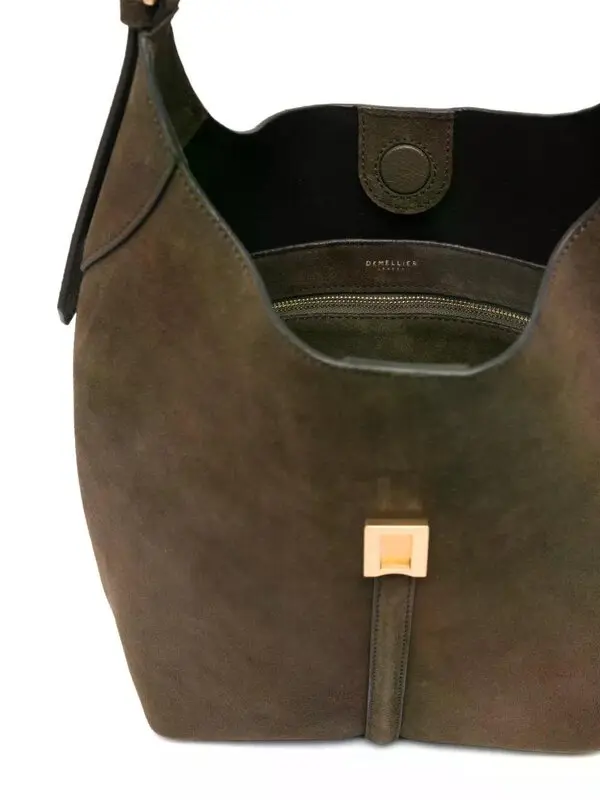 DEMELLIER Siena Suede Shoulder Bag - Brown