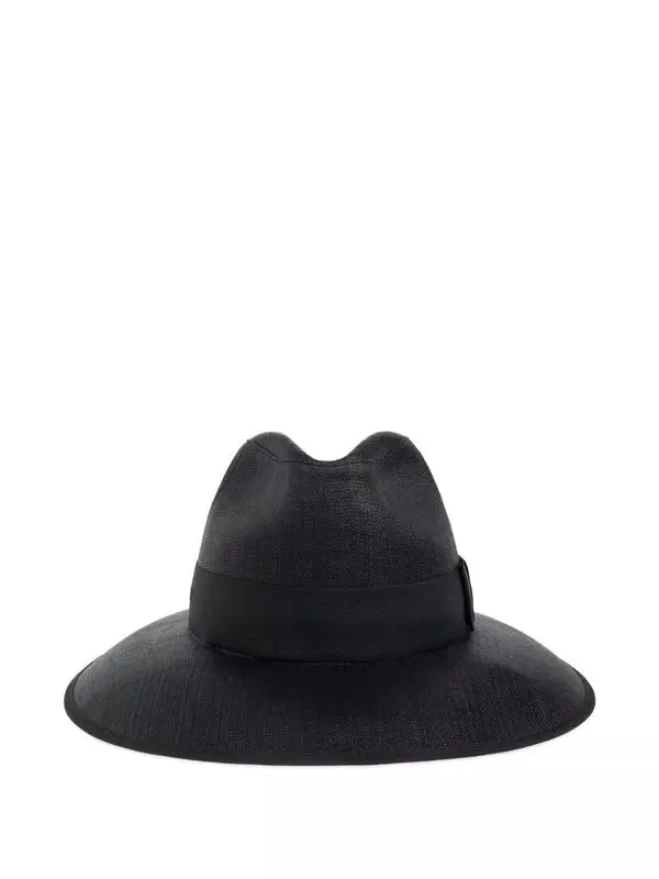 Alexander McQueen Wide Brim Hat - Black