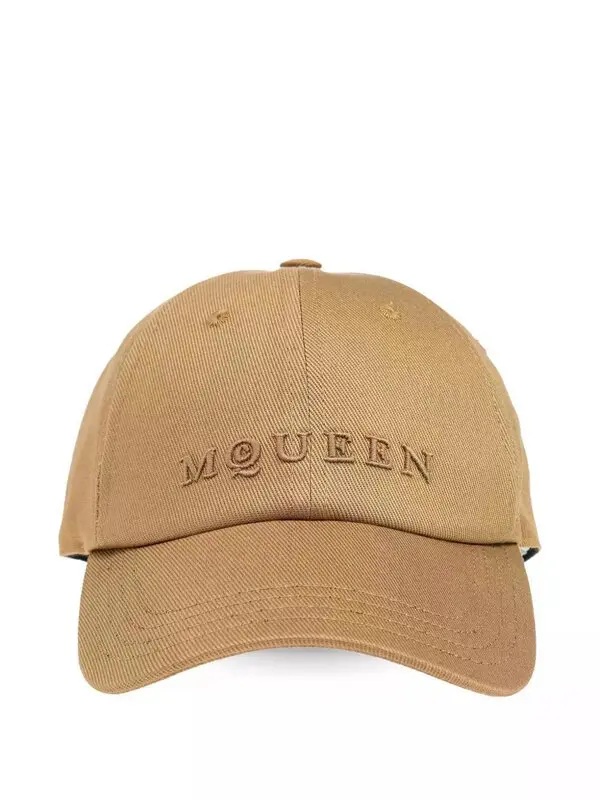 Alexander McQueen Embroidered Baseball Cap - Neutrals