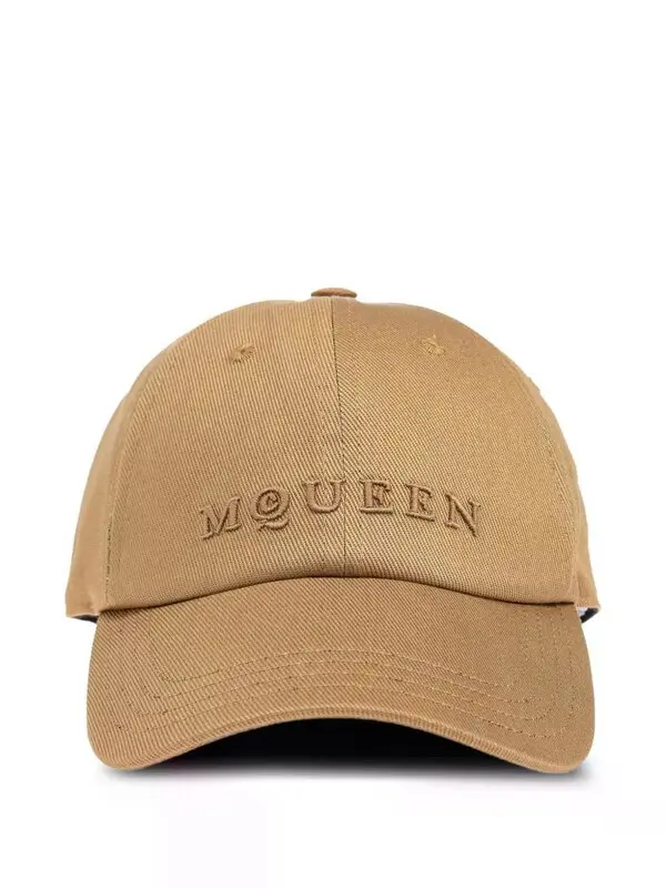 Alexander McQueen Embroidered Baseball Cap - Neutrals