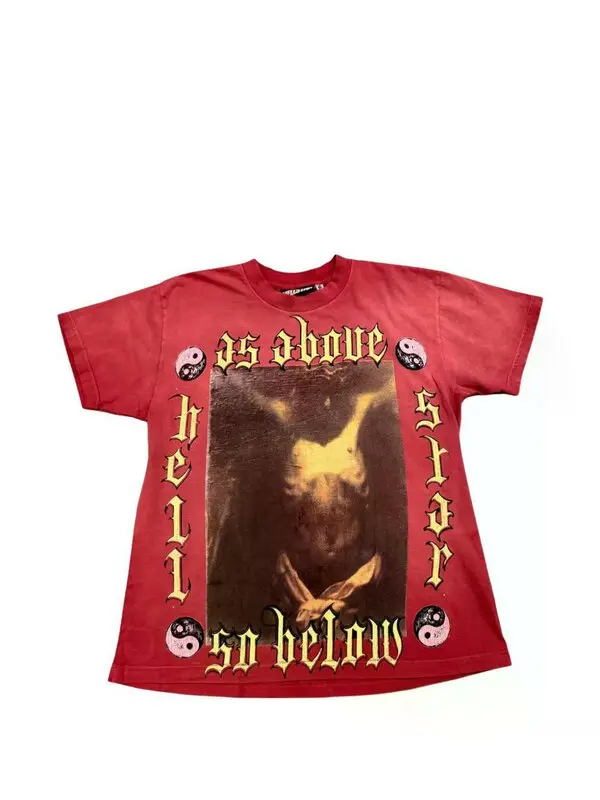 HELLSTAR As Above So Below T-shirt - Red