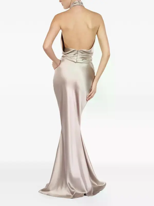 ALEXIA & ANTONIA Bias-cut Maxi Skirt