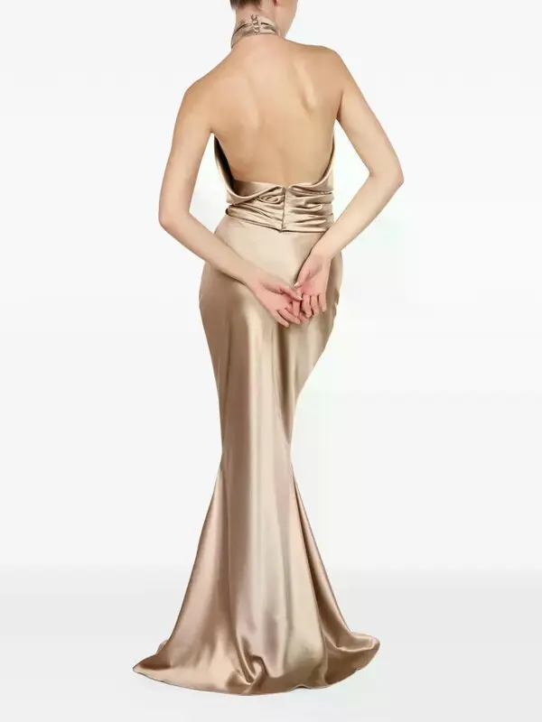 ALEXIA & ANTONIA Bias-cut Maxi Skirt