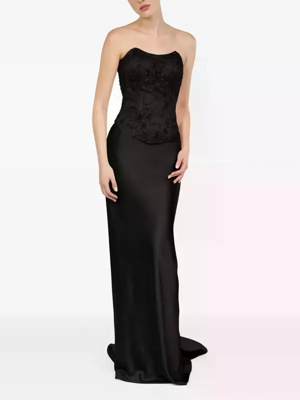 ALEXIA & ANTONIA Bias-cut Maxi Skirt