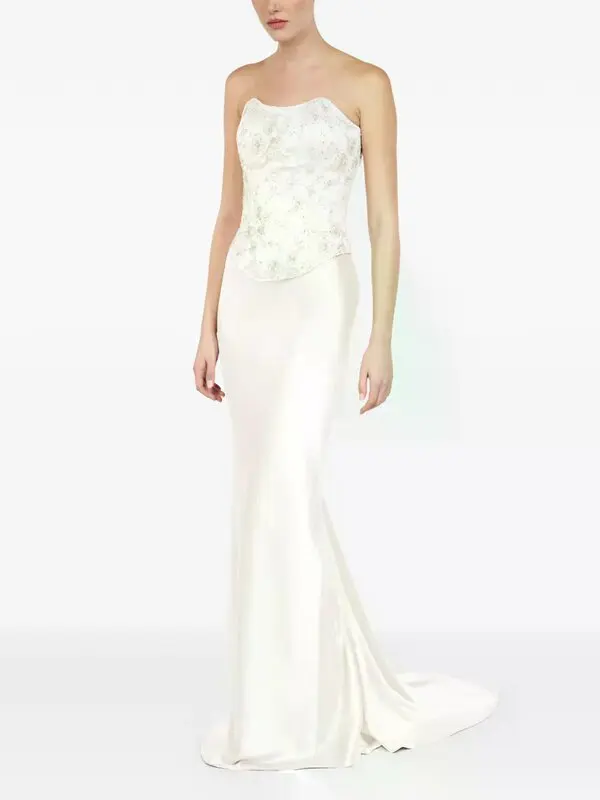 ALEXIA & ANTONIA Bias-cut Maxi Skirt