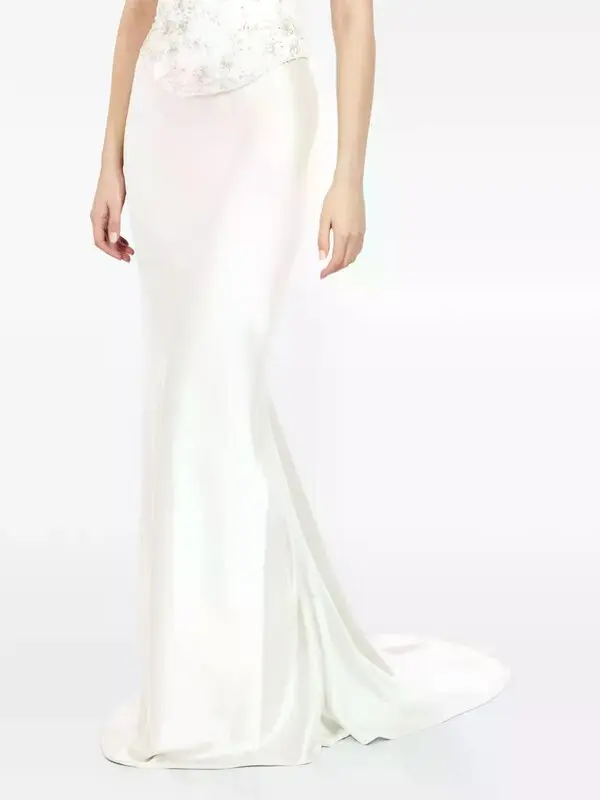 ALEXIA & ANTONIA Bias-cut Maxi Skirt