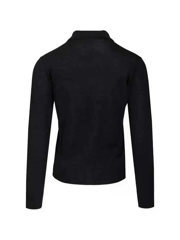 Emporio Armani Button Polo Sweater