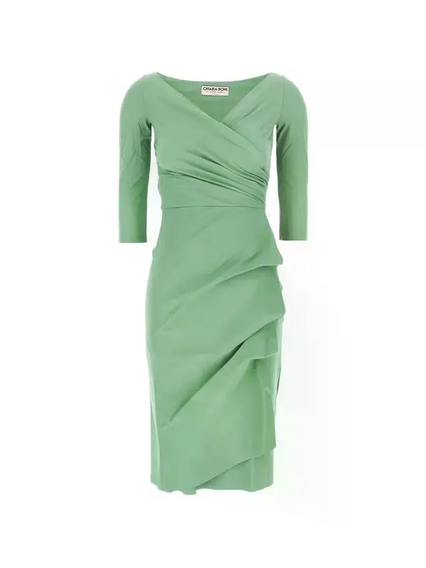 Chiara Boni La Petite Robe Florien Draped Dress - Green