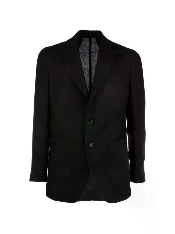 COLAMARINO Buttoned Blazer - Black