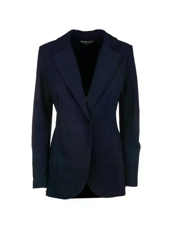 Chiara Boni La Petite Robe Lua Buttoned Blazer - Blue