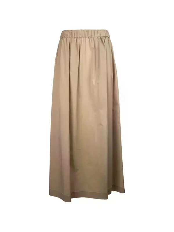 Peserico Gathered Midi Skirt - Neutrals