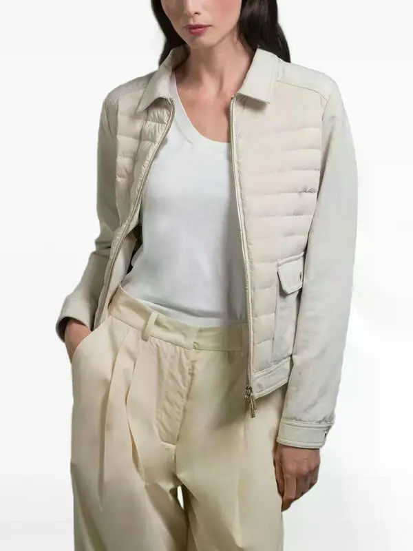 MOORER Shirt-collar Padded Jacket