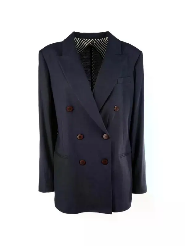 VITOVI Button Double-breasted Blazer