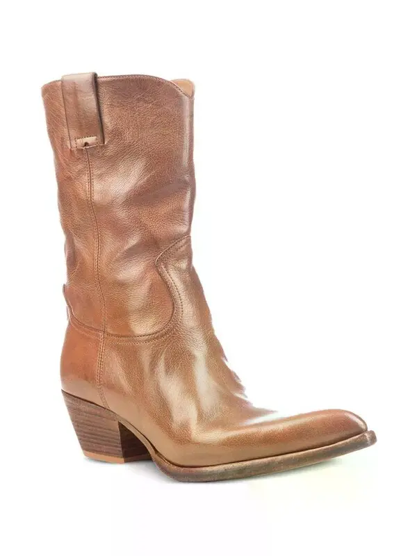 Officine Creative Western Style Pointed-toe Boots