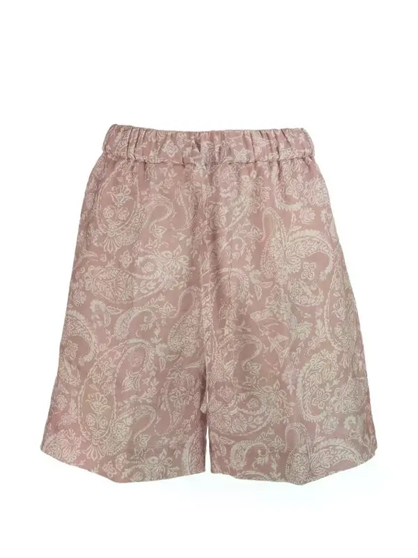 Paul & Shark Paisley-print Shorts - Pink