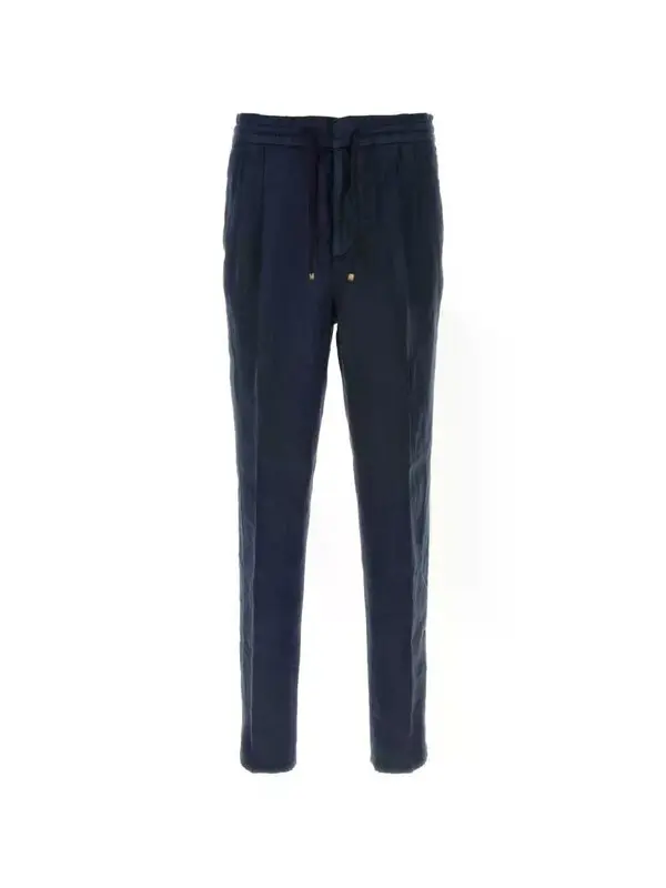 Brunello Cucinelli Drawstring Trousers - Blue