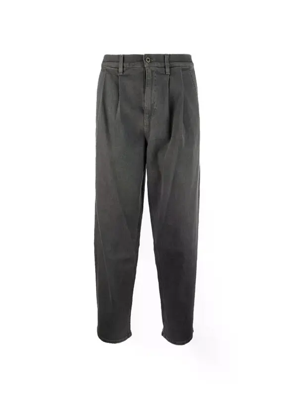 PENCE 1979 Pleated Denim Jeans - Grey