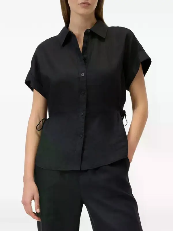 Closed Tie Waist Shirt