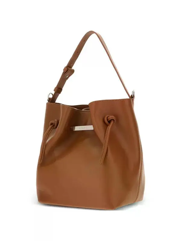Iceberg Logo-plaque Leather Tote Bag