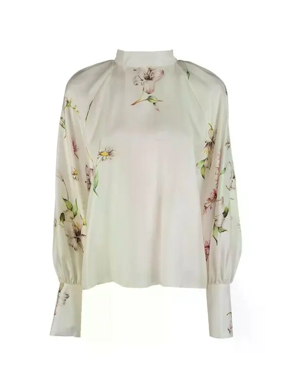 CO.GO Floral-print Blouse