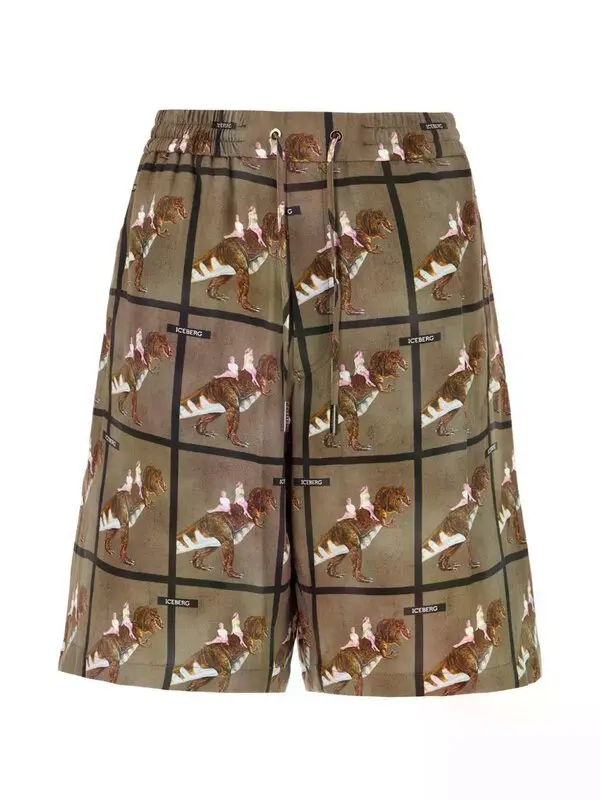 Iceberg Printed Shorts
