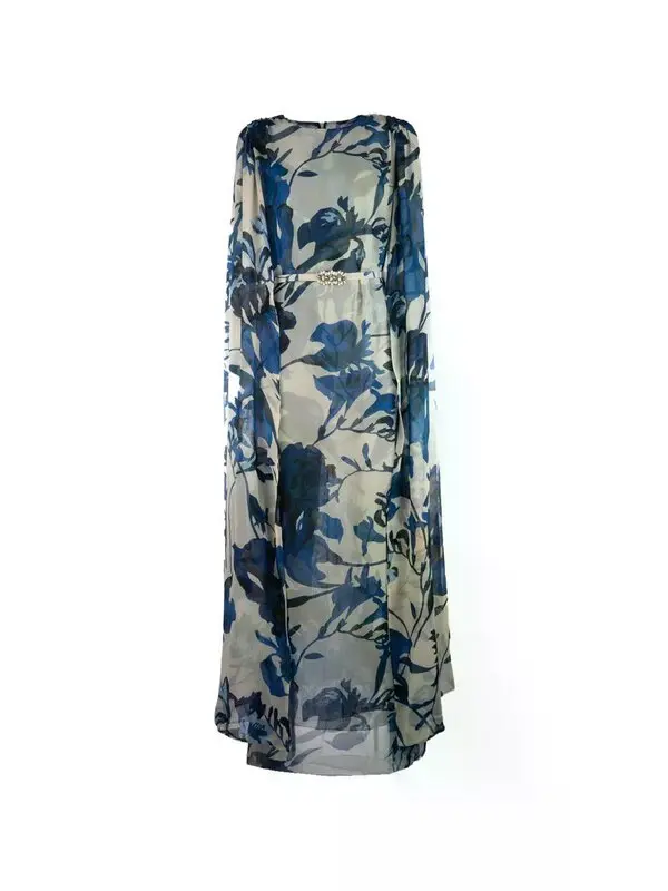 Chiara Boni La Petite Robe Floral-print Maxi Dress - Blue
